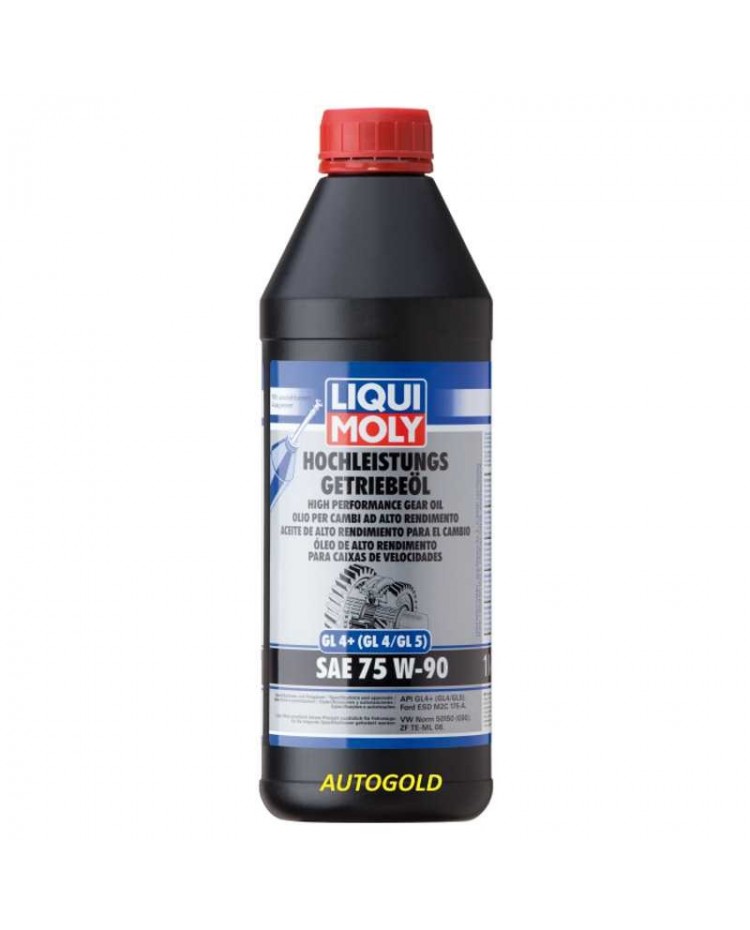 LIQUI MOLY 75W-90 GL4+ Olio Cambio manuale (1 LT) 75w90 LIQUI MOLY 75W-90 GL4+ Olio Cambio manuale (1 LT) 75w90