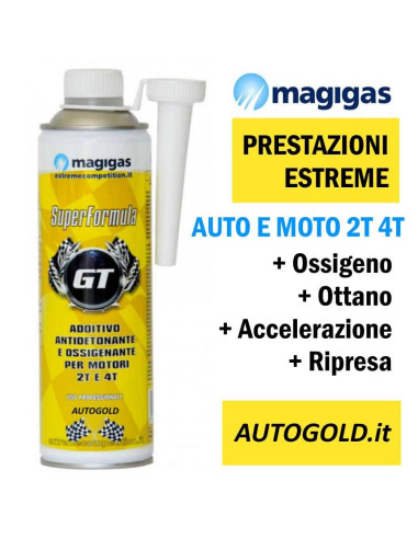 MAGIGAS SuperFormula GT - additivo benzina ossigenante + octane booster